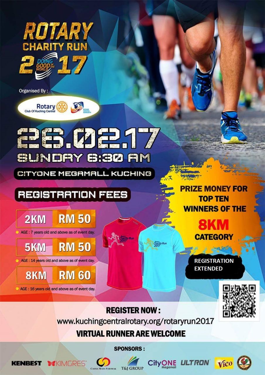 Kuching Rotary Charity Run – Sarawak Tourism Hornbill Trail Newsletter